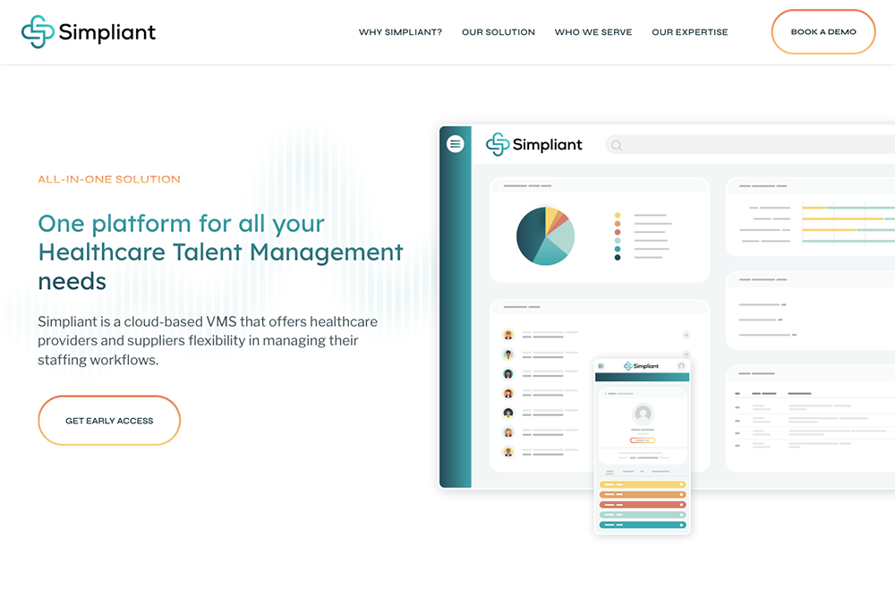 Simpliant: A Simple, Flexible VMS for Healthcare Providers